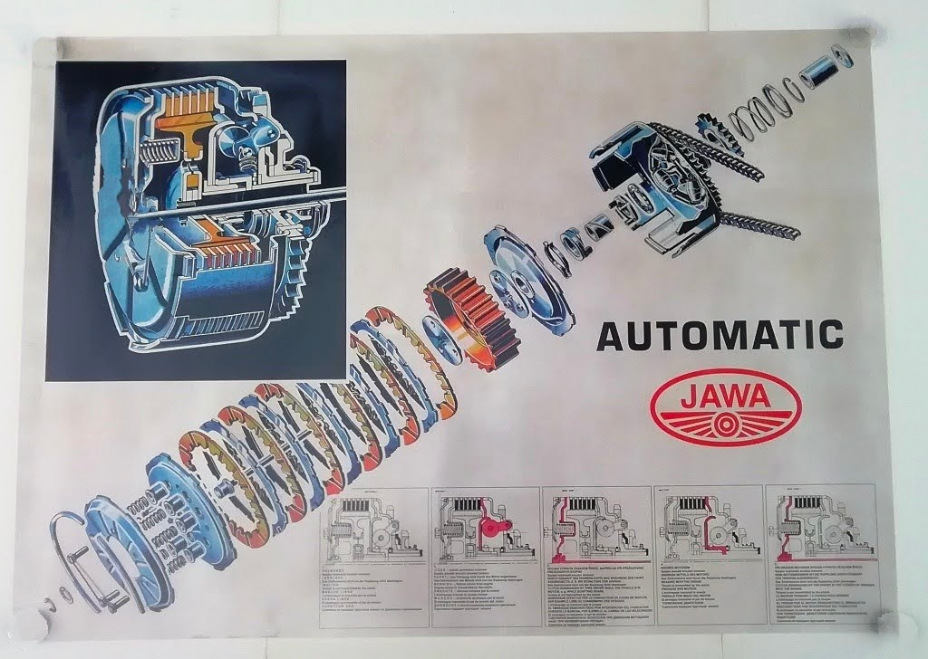 Honda C90 - automatic clutch