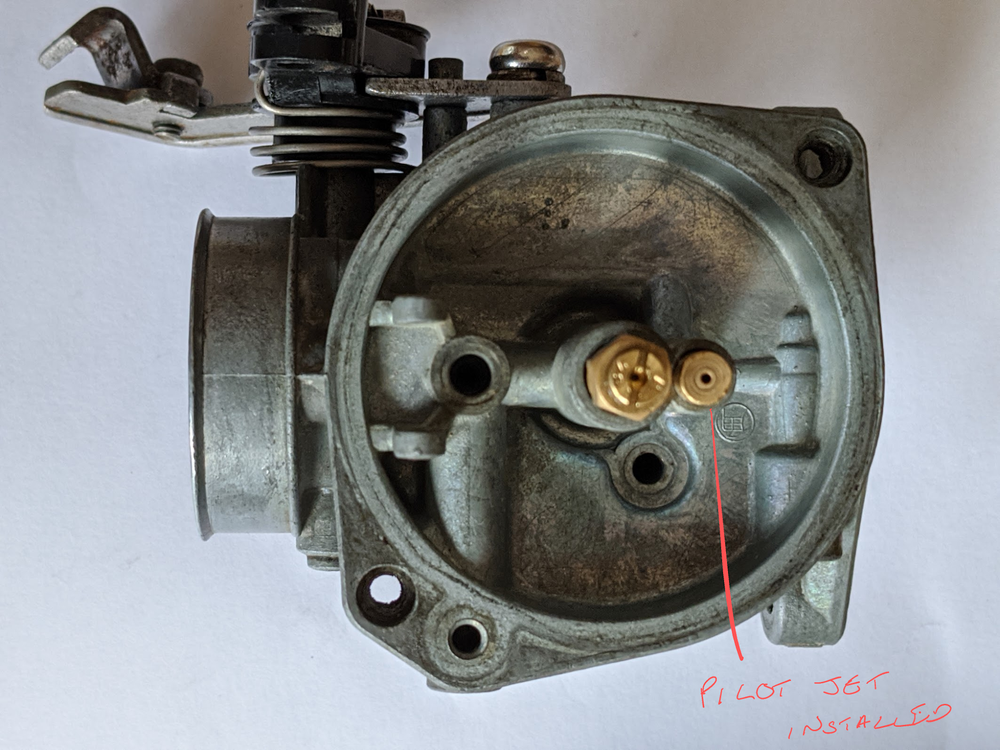 Honda C90 - carburettor idle circuit