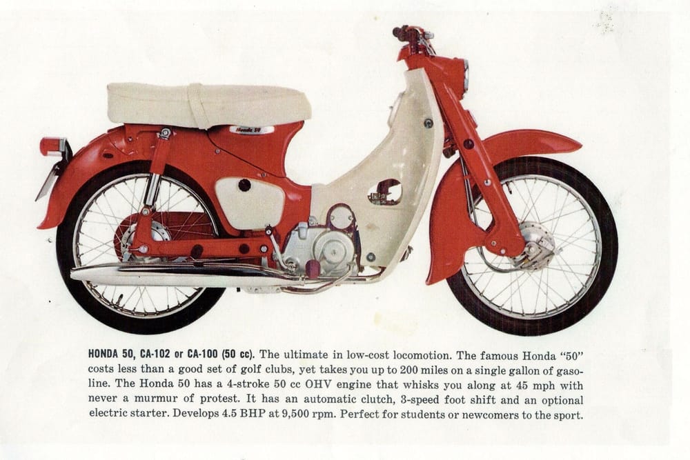 Honda Super Cub - history and manuals