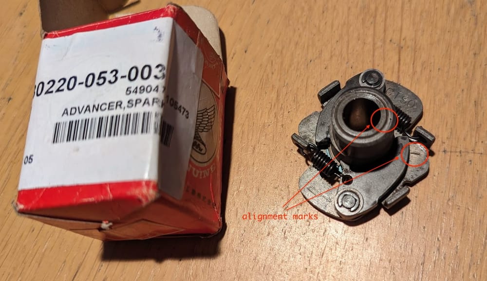 Honda C90 - ignition system and ignition timing