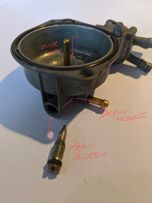 Honda C90 - carburettor fuel supply