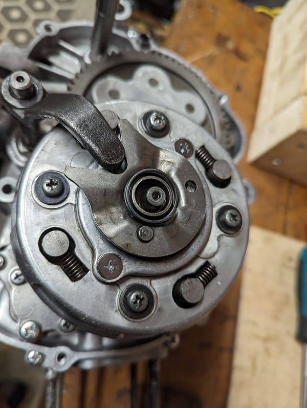 Honda C90 - putting it back together